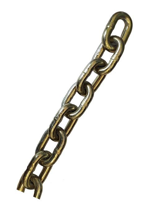 Straight Link Chain Yellow Zinc 5/16 Grade 70 – Les Attaches RJM