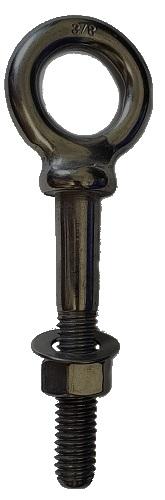 Eye Bolts Without Shoulder Black Steel 1-1/4-8 * 3" – Les Attaches RJM